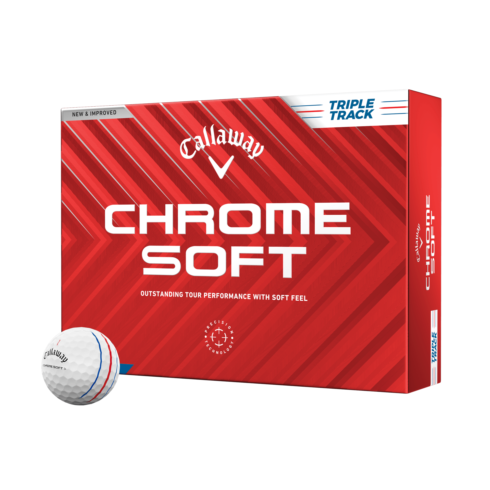 Chrome Soft Triple Track Golf Balls | Callaway Golf